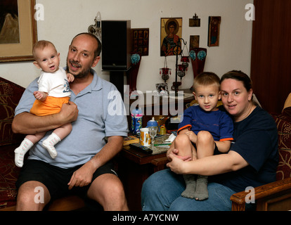 The family of Dusan and Maja Radic, with their two children Masa and ...