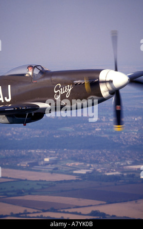 US MUSTANG FIGHTER WW11 AIRCRAFT -IMPERIAL WAR MUSEUM UK Stock Photo ...