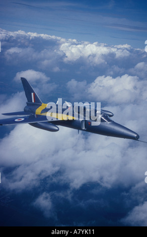 Ex-RAF FOLLAND GNAT JET TRAINER AIRCRAFT IN 'RED ARROWS' COLOURS Stock ...