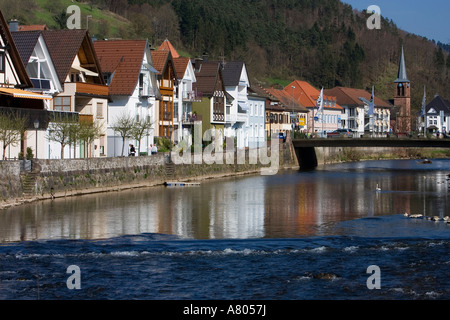 River Kinzig, Wolfach, Black Forest, Germany Stock Photo - Alamy