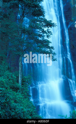 Hunas Falls Matale District Hill Country nr Kandy Sri Lanka Stock Photo ...