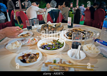CHINA HANGZHOU Traditional Beggars Chicken dish at famous Louwailou ...