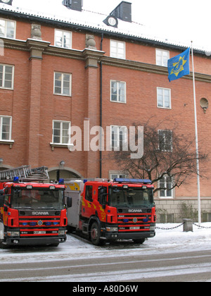 Fire brigade. Sweden Stock Photo - Alamy