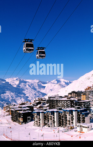 France, Savoie, Val Thorens, Funitel Peclet Stock Photo - Alamy