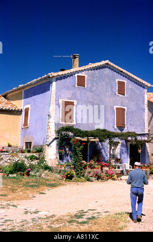 France, Vaucluse, Sault, a village to the east of Mount Ventoux, on the ...