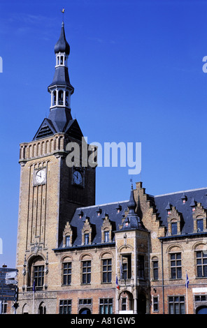 Bailleul (northern France): the belfry. The building is registered as a ...