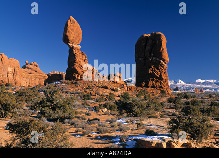 Utah, Arches NP, Balanced Rock Stock Photo - Alamy
