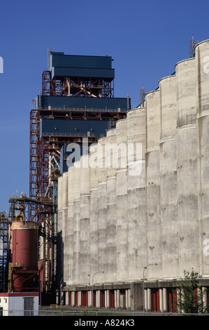 Grain terminal at Ridley Island prince Rupert BC Stock Photo - Alamy