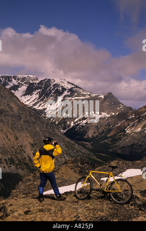 Mountain biking in alpine Babine Mountains Provincial Park British ...