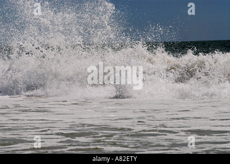 Storm. Waves and sea foam Stock Photo - Alamy
