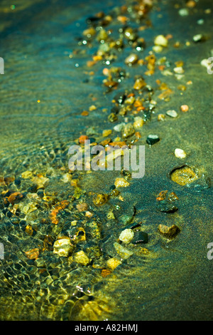 Clear river water and pebbles Stock Photo - Alamy