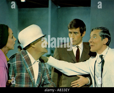 CARRY ON DOCTOR 1968 Rank comedy film. From left Frankie Howerd Anita ...