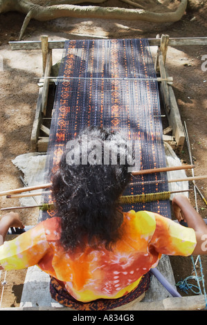 The village where traditional of ikat is weaving. (traditional of ...