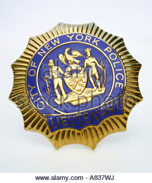 nypd police officer badge and crest New York City USA Stock Photo ...