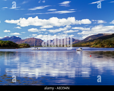 Reflections on Loch Leven, Highland Scotland UK Stock Photo - Alamy