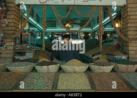 Iraq - Fruit Market in Baghdad. Photo taken in 1920s after creation of ...
