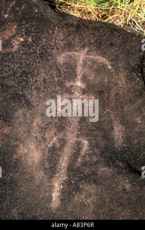 Early Bantu rock art Stock Photo - Alamy