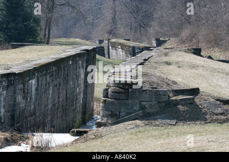 Lockington locks Miami Erie Canal lock ohio transportation history ...