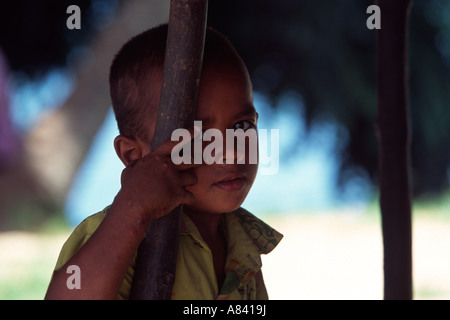 Gilbertese Children from the Islands of Kiribati in the South Pacific ...