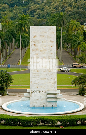 Goethals Memorial, Panama City, Panama Stock Photo - Alamy
