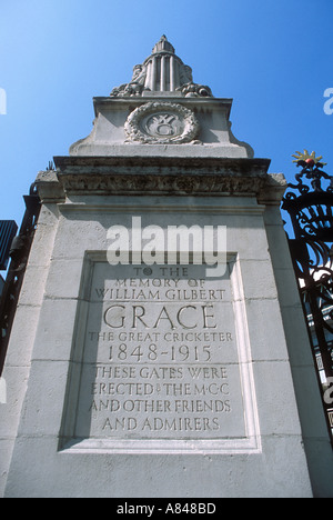 Grace Gate at Lord's Cricket Ground in London, England Stock Photo ...