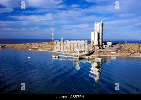 The port facilities at Pichilingue near La Paz Mexico Stock Photo - Alamy
