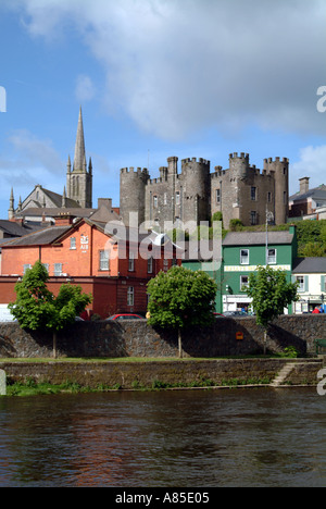 Co Wexford, Enniscorthy, River Slaney and Vinegar Hill, Ireland Stock ...
