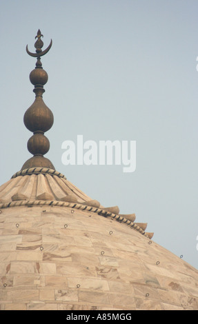 the top of the Taj Mahal Mausoleum, marble white Stock Photo - Alamy