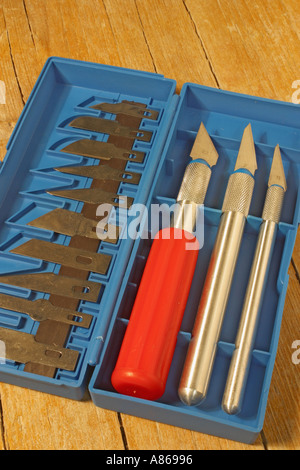 Hobby scalpel set Stock Photo - Alamy