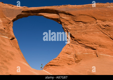 Sandstone arch, Chinle area, ARIZONA Stock Photo - Alamy