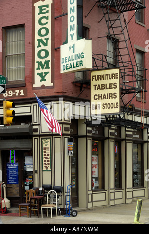 Street shops Philadelphia Pennsylvania USA Stock Photo - Alamy