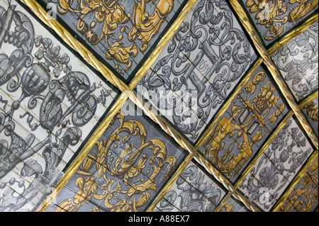 the Graduation Hall, hand painted ceiling,16th Century, of Coimbra ...