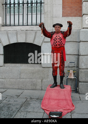 Street performer, busker matador, Madrid, Spain, Europe, EU Stock Photo ...