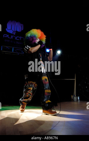 tommy the clown performing his unique hip hop clown dance live with his ...