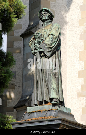 statue of Ulrich Zwingli Stock Photo - Alamy