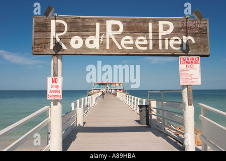Entrance to the rod and reel pier Anna maria island florida united ...