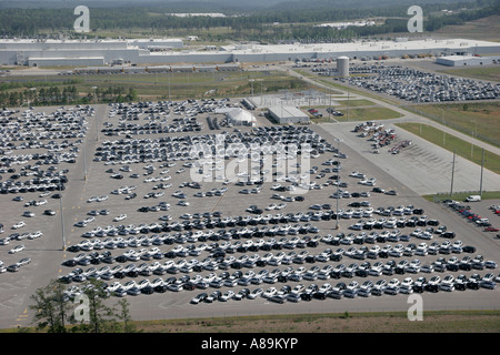 Alabama Vance Mercedes Benz German SUV manufacturing plant,aerial ...