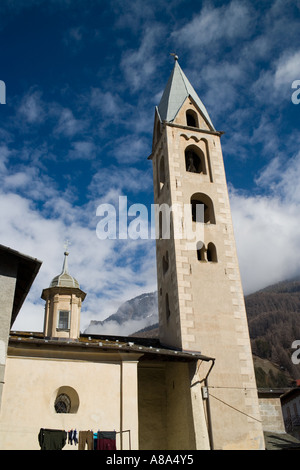 Italy, Lombardy, Valtellina, Bormio, Sant'Antonio o del Santissimo ...