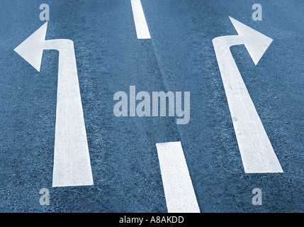 directional marker Richtungspfeil Stock Photo: 3931098 - Alamy