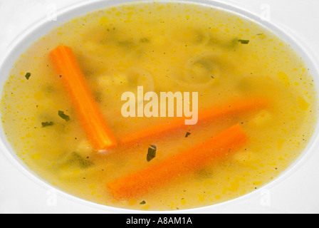 Close-up of a bowl of soup Stock Photo - Alamy