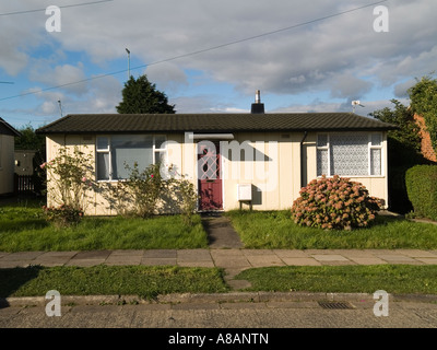 POST WAR PREFAB. ENGLAND. UK Stock Photo - Alamy