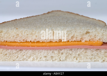 Processed cheese and Bologna sandwich Stock Photo: 3932958 - Alamy