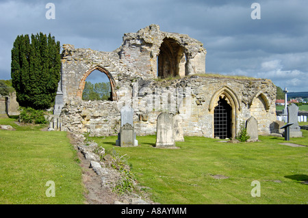 Kinloss Abbey Ruins Stock Photo - Alamy