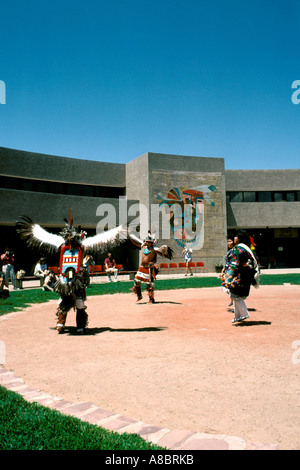 Courtyard of the Native American Indian Pueblo Cultural Center in ...