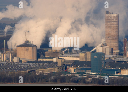 Kemira Growhow fertilizer factory at Ince near Helsby Cheshire UK Stock ...