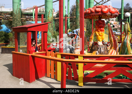 Fairground Treasure Island Amusement Park and River Severn Stourport on ...