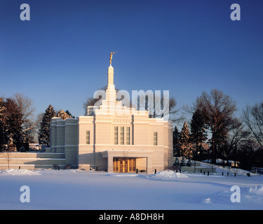 Winter Quarters Mormon Temple in Omaha Nebraska Stock Photo - Alamy