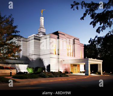 Winter Quarters Mormon Temple in Omaha Nebraska Stock Photo - Alamy