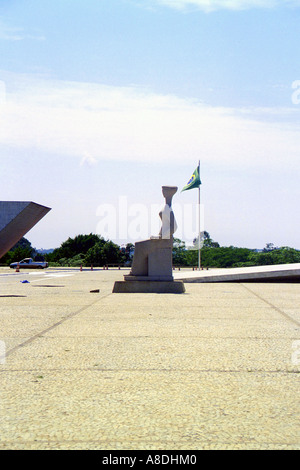 Three Powers Square in Brasilia, where the iconic buildings of the ...