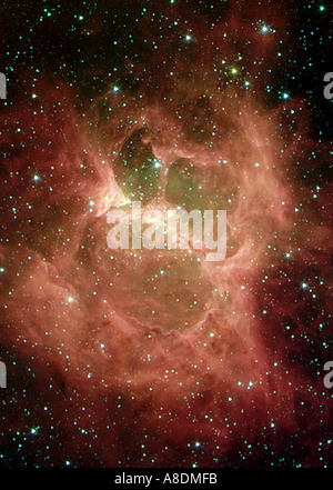 Nebulae and stars in outer space, glowing mysterious universe. Elements ...